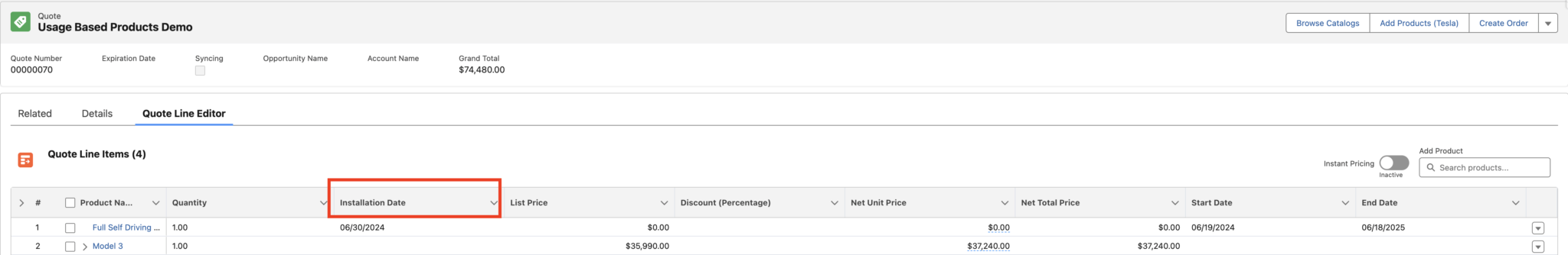 Customizing the Transaction Line Editor in Salesforce Revenue Lifecycle ...